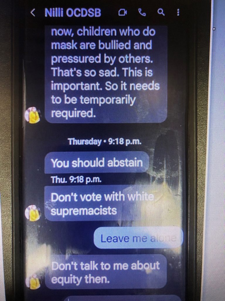 Vote to see if OCDSB trustee's texts breached code of conduct defeated at special meeting