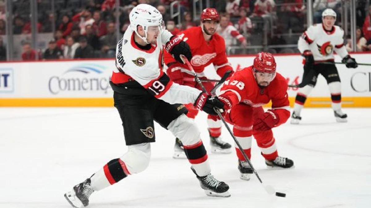 Detroit captain Dylan Larkin injured in Sens win over Red Wings