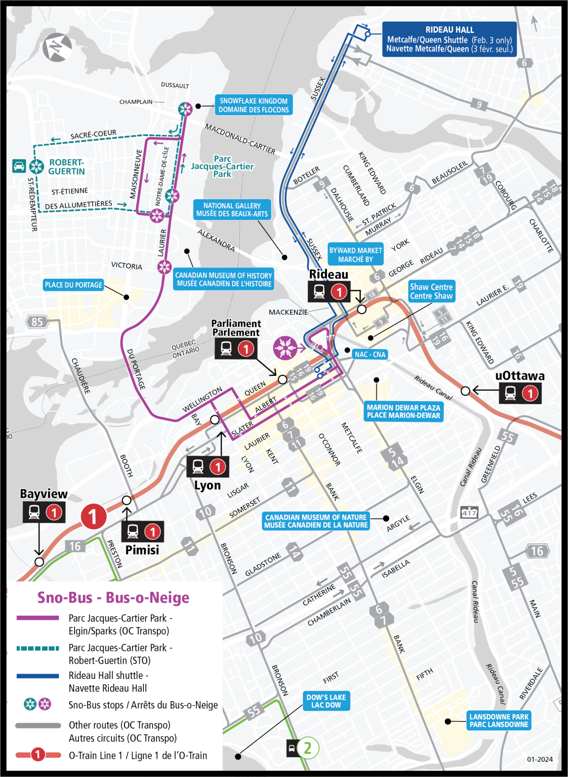 OC Transpo offering free Sno-Bus rides during Winterlude