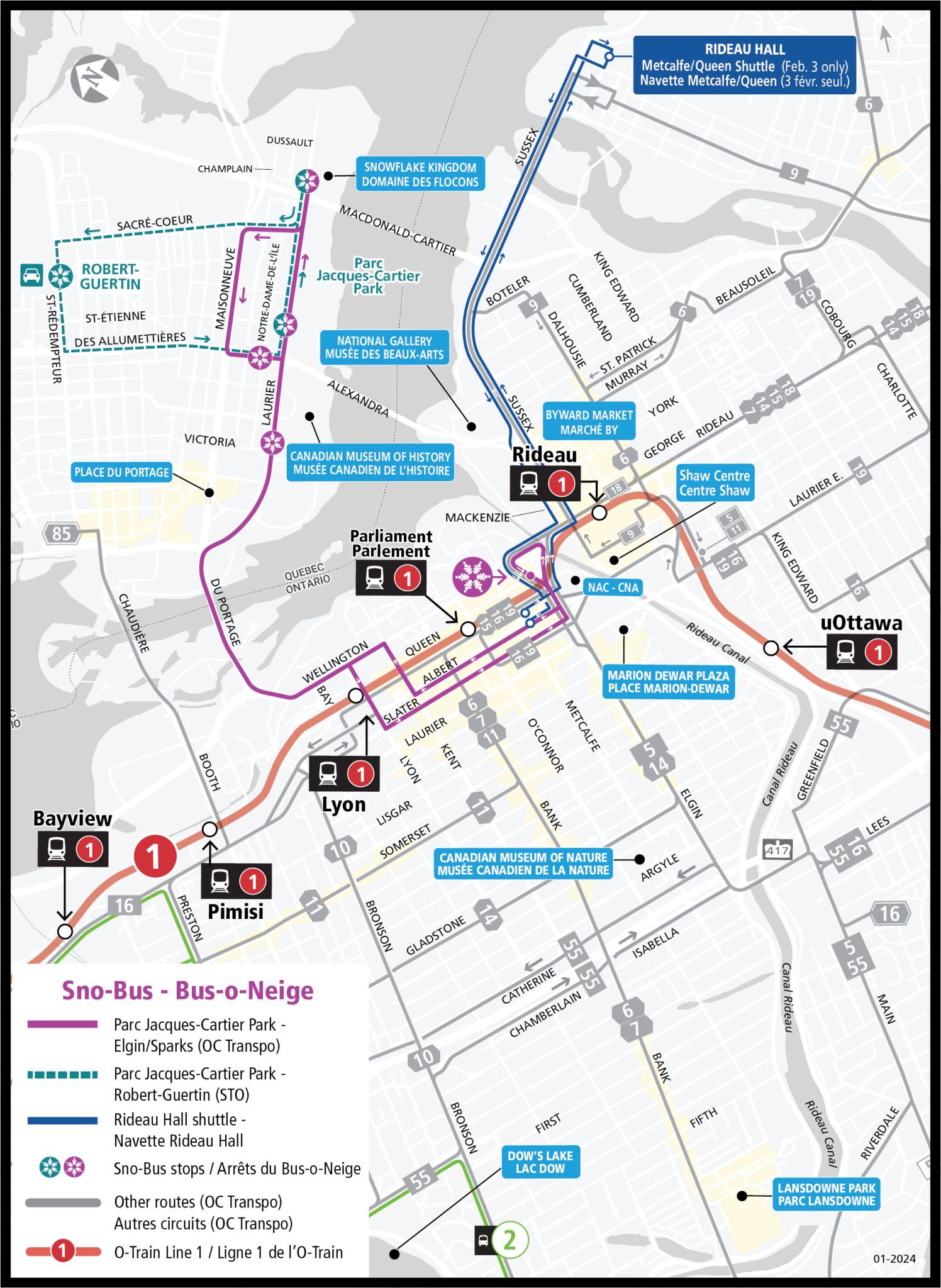 OC Transpo offering free Sno-Bus rides during Winterlude