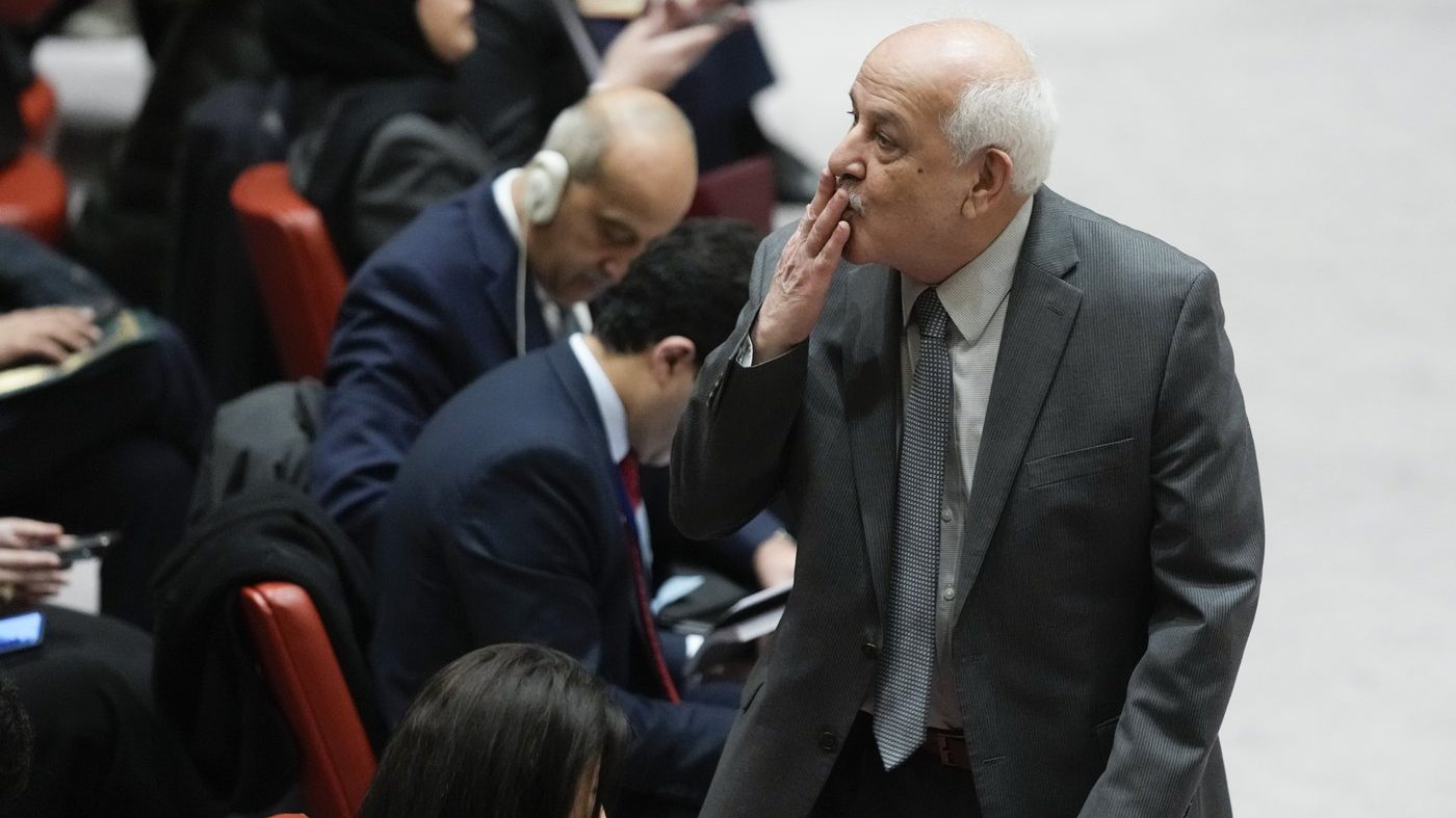 The Us Vetoes An Arab Backed Un Resolution Demanding An Immediate 2232
