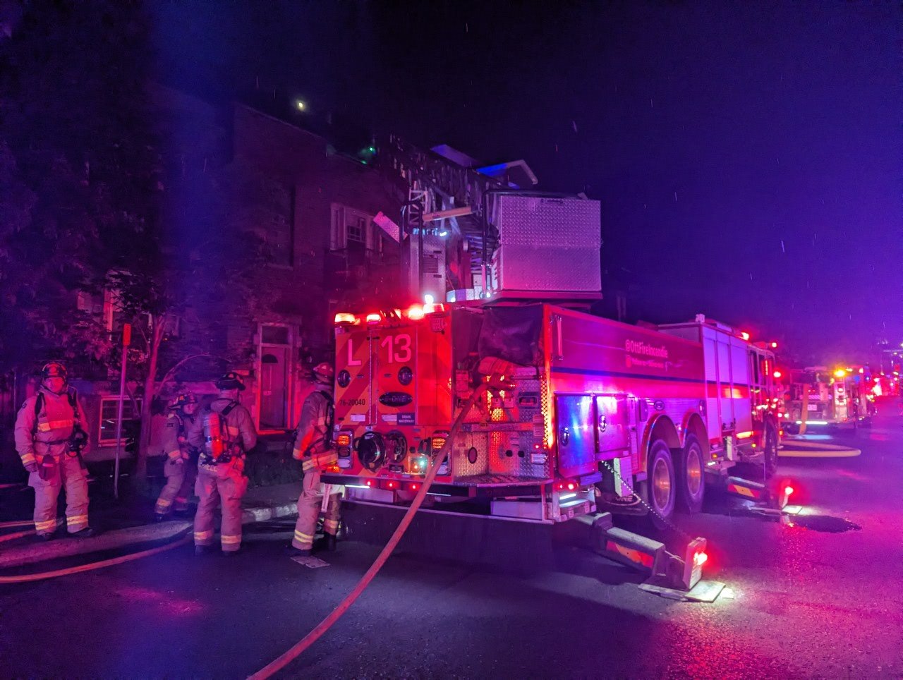 Early morning attic fire spreads, displacing 11 people