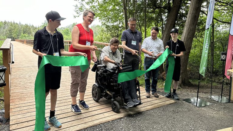 Baxter Conservation Area unveils new accessible bridge