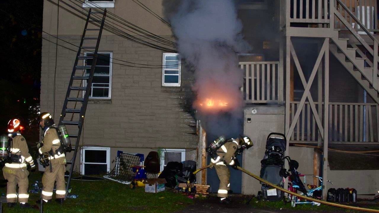 Crews battle back-to-back fires in less than two hours