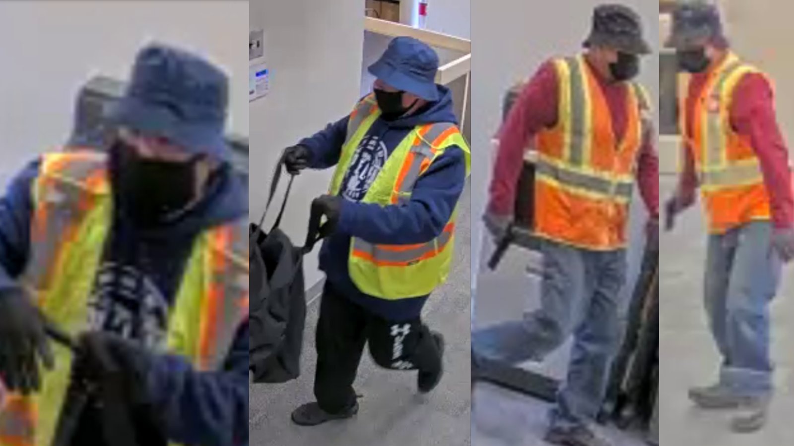 Photos released of bank robbers to identify