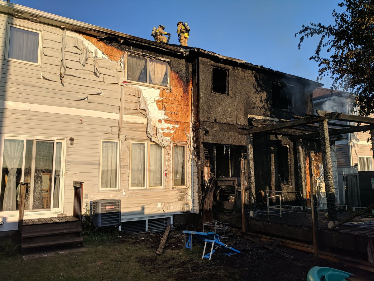Six people displaced by east end fire