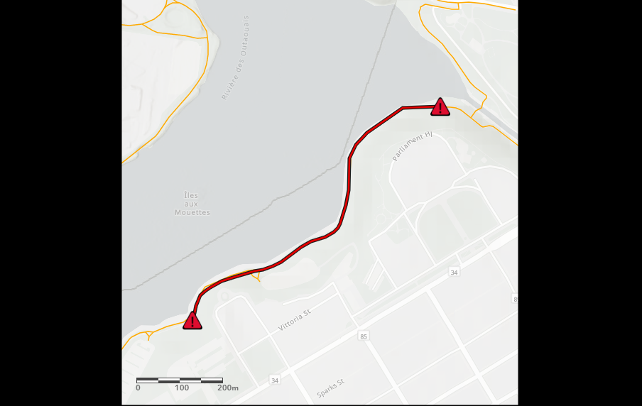 Barriers being installed on multi-use pathway behind Parliament for ...
