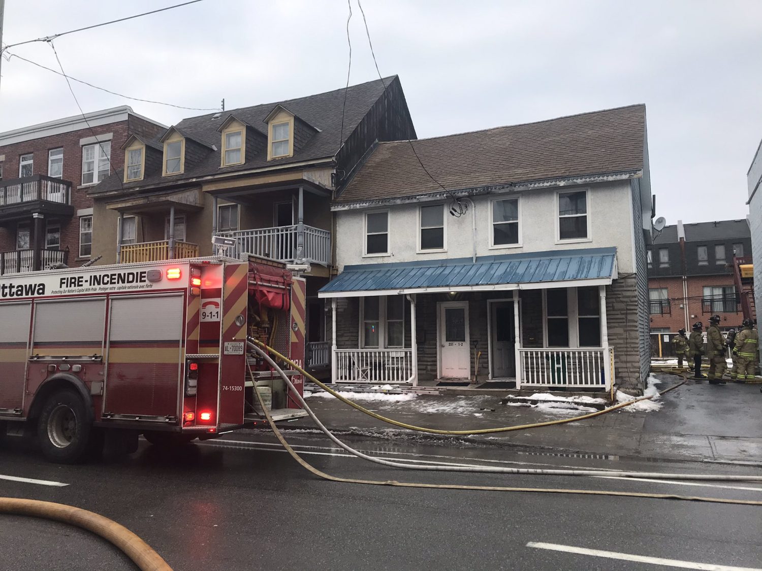 Fire in Lowertown leaves two people without a place to stay